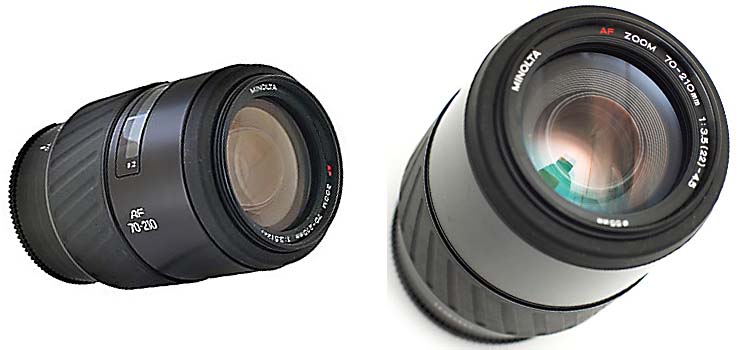 MINOLTA AF Zoom 70-210mm F3.5-4.5 spec